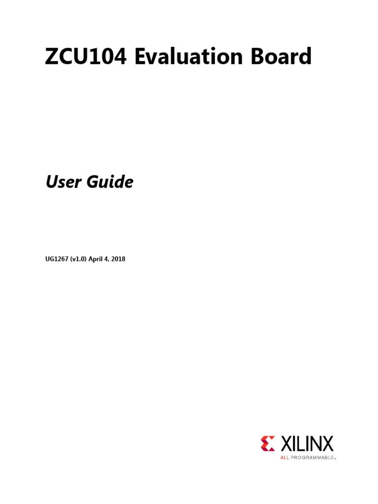 Ug1267 Zcu104 Eval BD | PDF