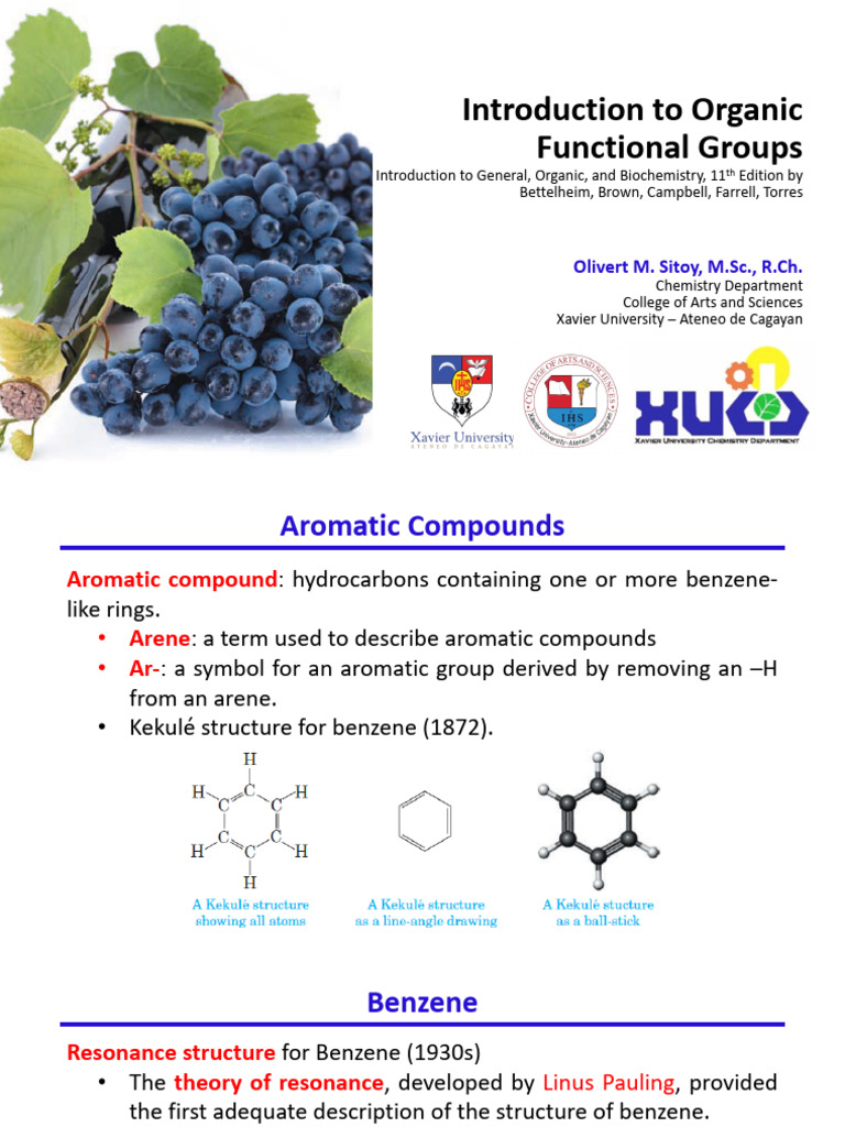 Introduction To Organic Functional Groups (II) | PDF
