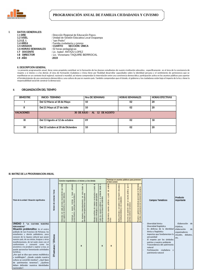 FCC4 Programacion-Anual | PDF