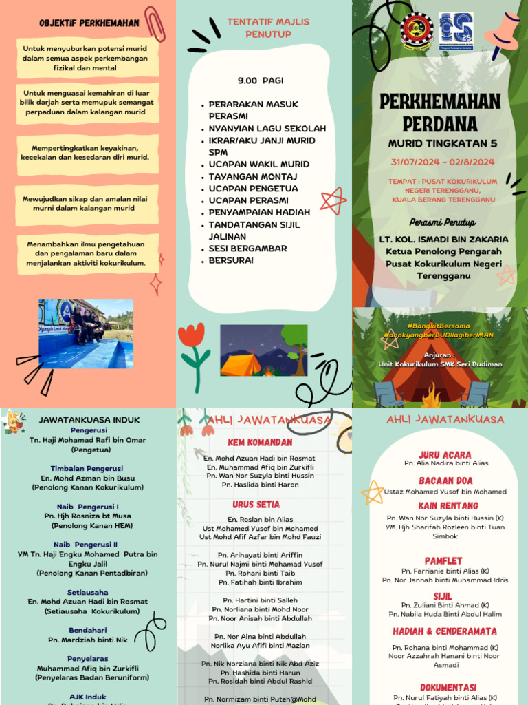 Pamplet Perkhemahan | PDF