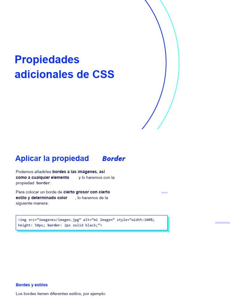 9 - Propiedades Adicionales de CSS | PDF