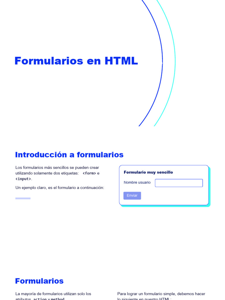 10_Formularios en HTML | PDF