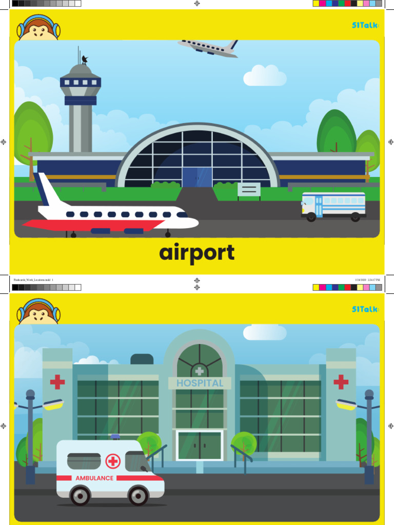 Flashcards Work Locations | PDF