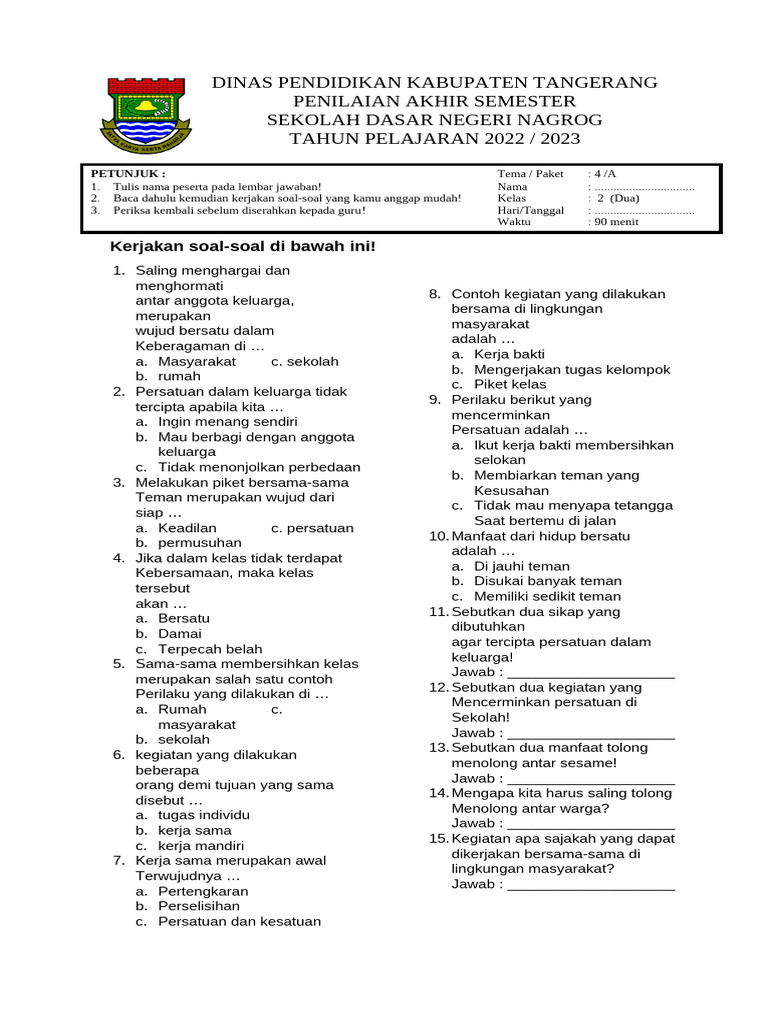 Pas Tema 4 Paket A 2021 .1 | PDF
