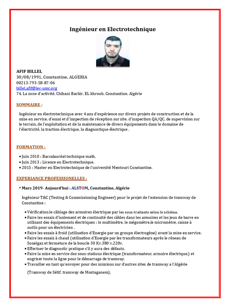 CV Afif | PDF