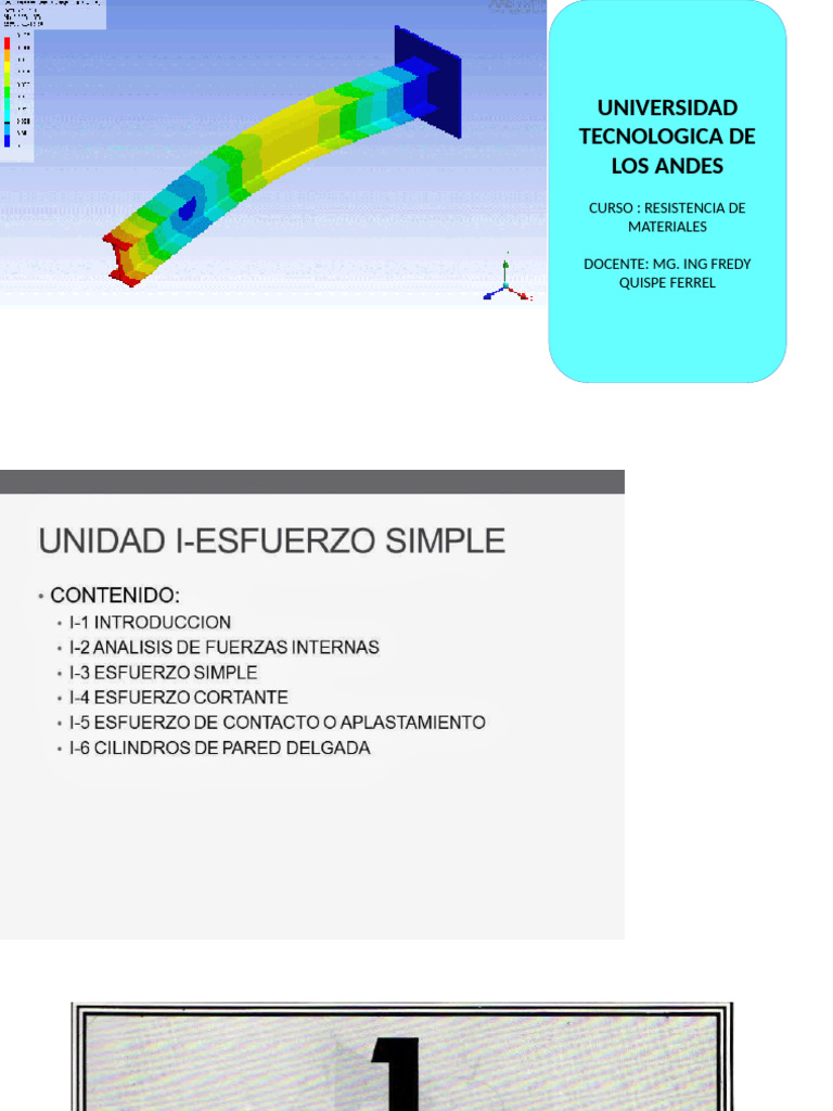 Esfuerzo Simple | PDF | Deformación (ingeniería) | Resistencia de ...