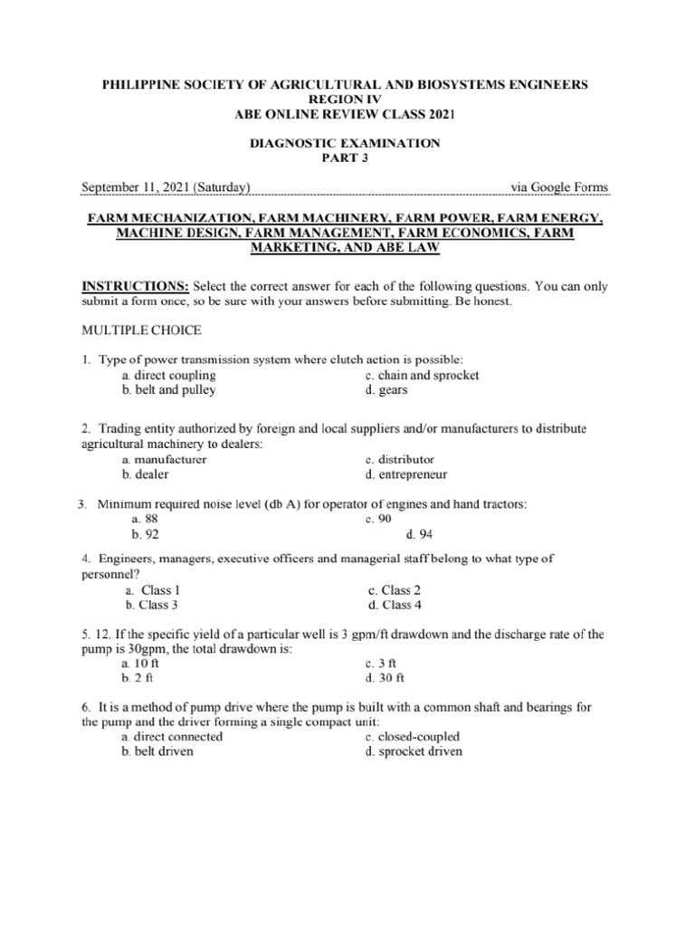 Uplb-Preboards 2021 - Part III | PDF