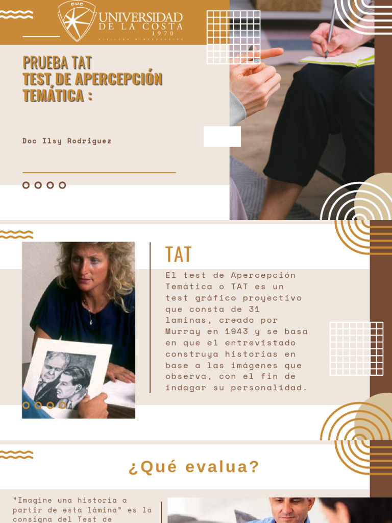 PRUEBA TAT Test de Apercepción Temática | PDF