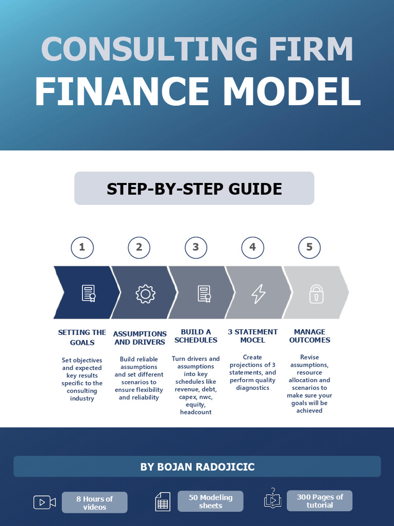 Consulting Firm Finance Model | PDF