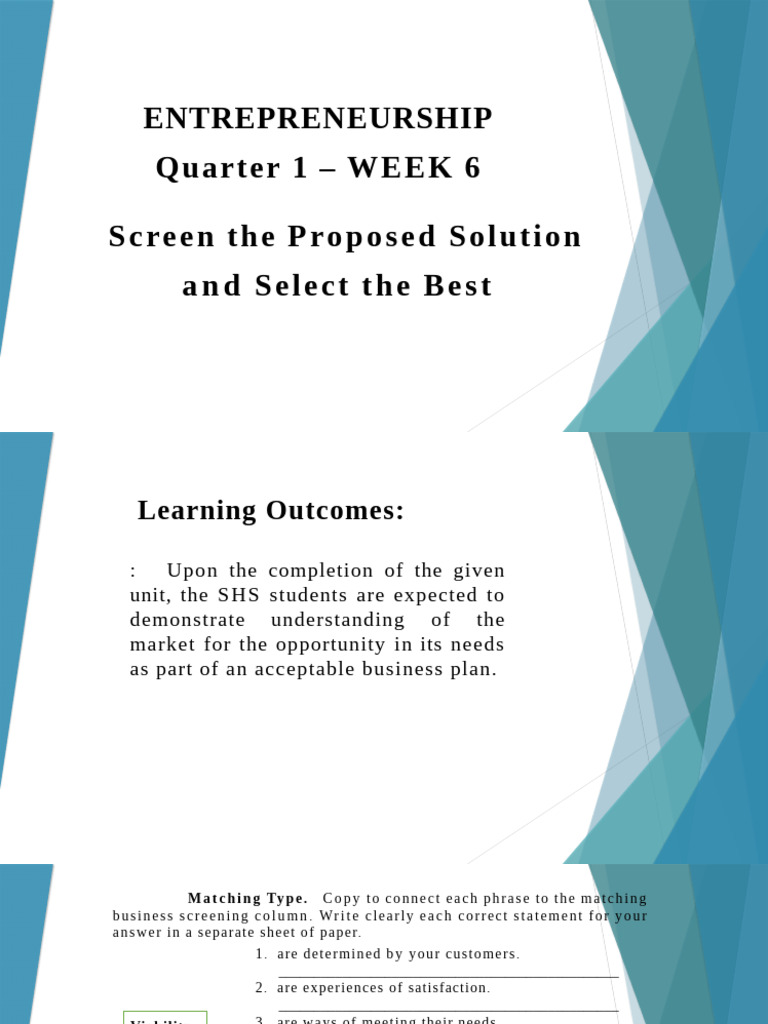 6 - Q1 Entrep | PDF
