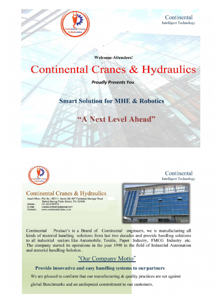 Continent Lift P | PDF