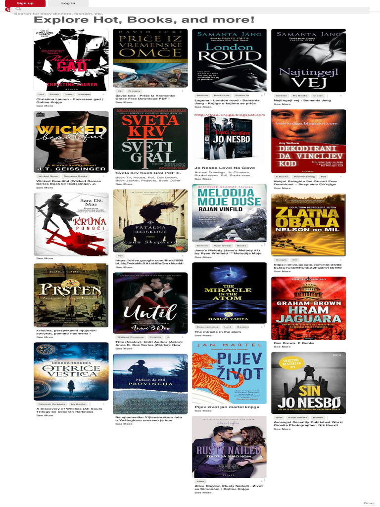 Explore Hot, Books, and More!: Sveta KRV Sveti Gral PDF E-Knjiga Download Jo Nesbo Lovci Na ...