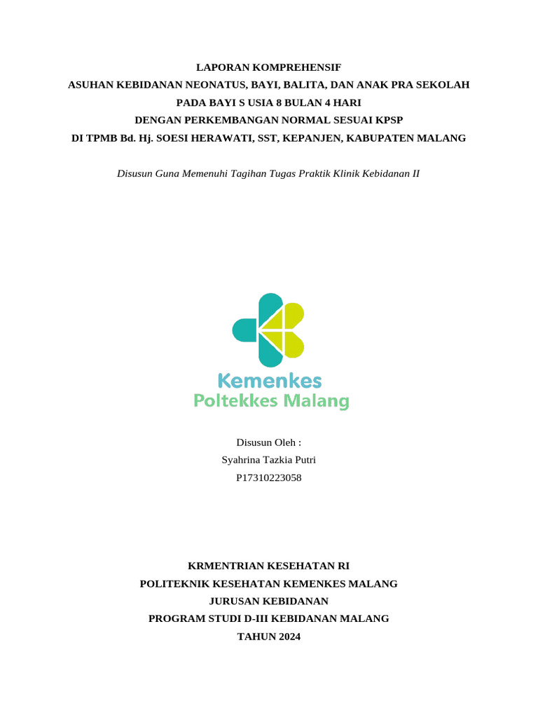 Kompre Sdidtk PKK Ii | PDF