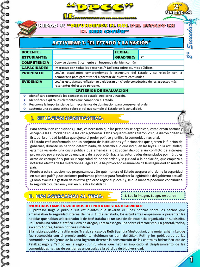 2° DPCC -ACTV.01-UNID.5 2023 | PDF