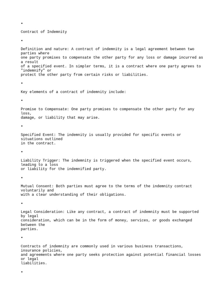 Contract 2 Notes Till Unit 3 | PDF