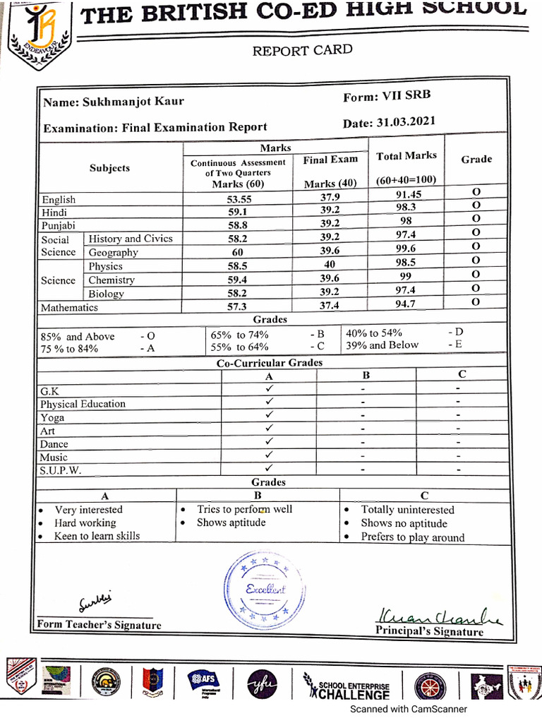 AFS Academic History | PDF