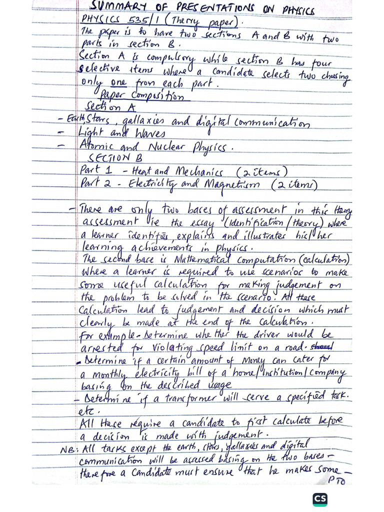 Current Setting of Physics | PDF