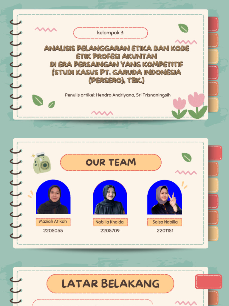 Kelompok 3 - Artikel & PPT - (Maziah, Nabilla, Salsa) | PDF
