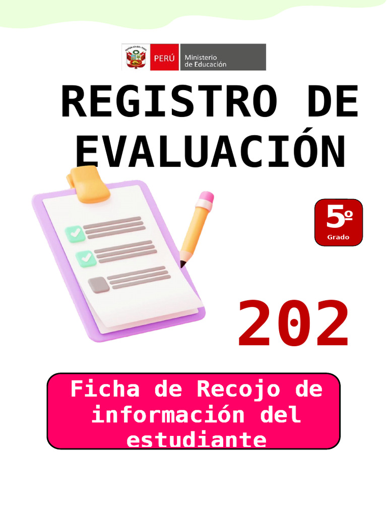 3-Ficha de Recojo de Información Del Estudiante | PDF