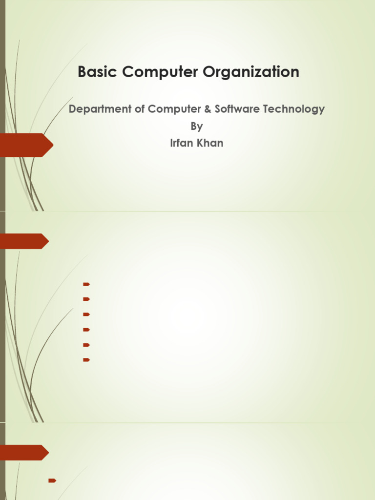 03 Lec#2 - Basic Computer Organization | PDF