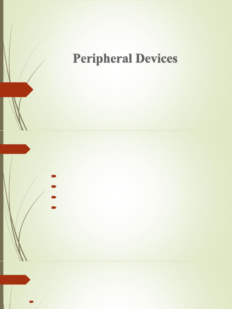 06 Lec#5 Peripheral Device | PDF