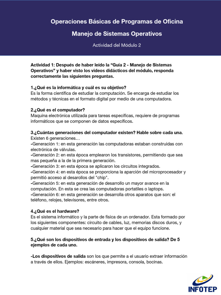 Actividad - Módulo 2 Hagsgsg | PDF