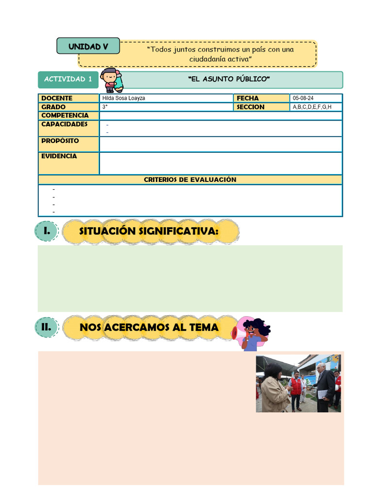 3° DPCC - Actv.01-Uni.5 2024 | PDF