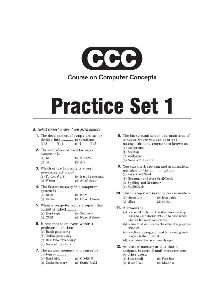 Practics Set1 | PDF