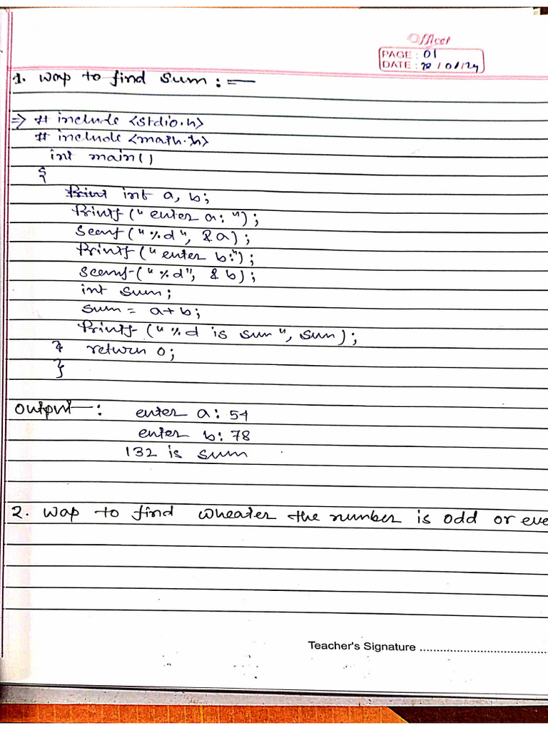 Important Programs | PDF