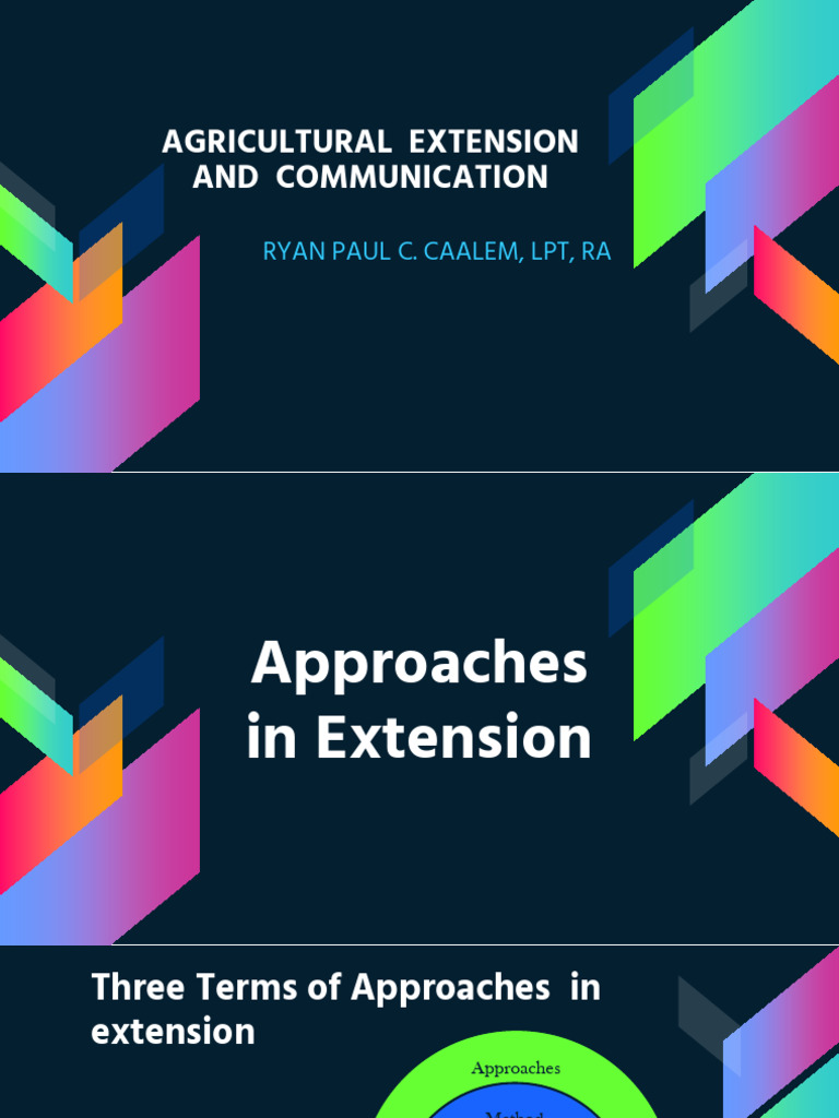 CHAPTER 4 Extension Approaches | PDF