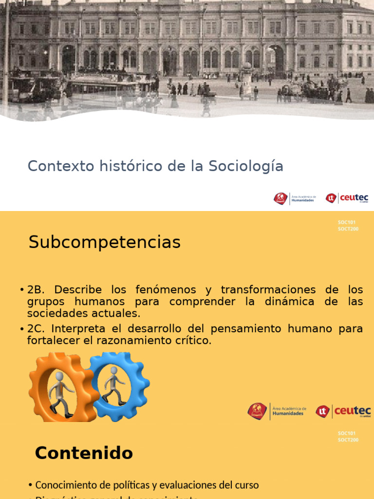 S - 1 Contexto Histórico de La Sociología | PDF
