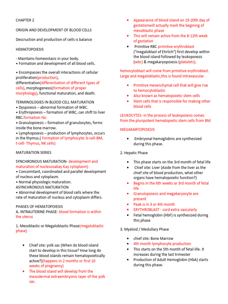 CHAPTER 2 - Hema | PDF