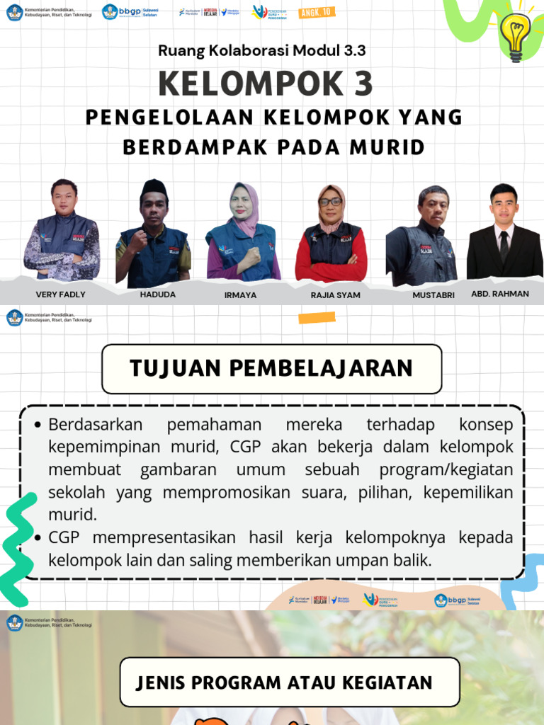 Ruang Kolaborasi Modul 3.3 - Diskusi Kelompok | PDF