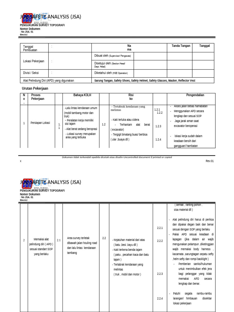 Jsa Surveyor Re Fix.docx | PDF