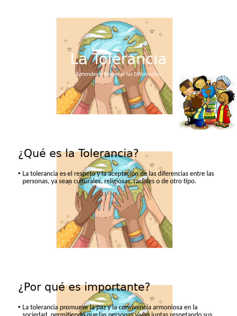 La Tolerancia | PDF