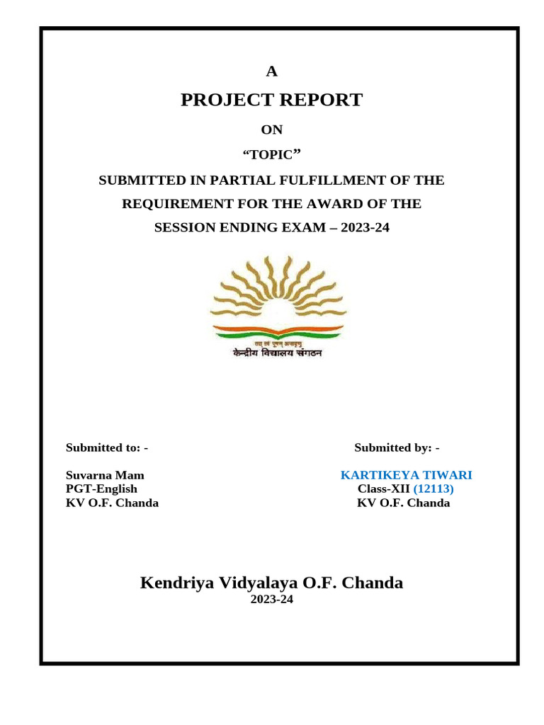 English Project | PDF
