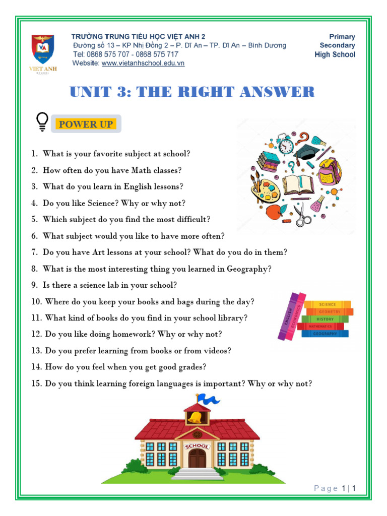 Ket - Unit 3 - Power Up | PDF