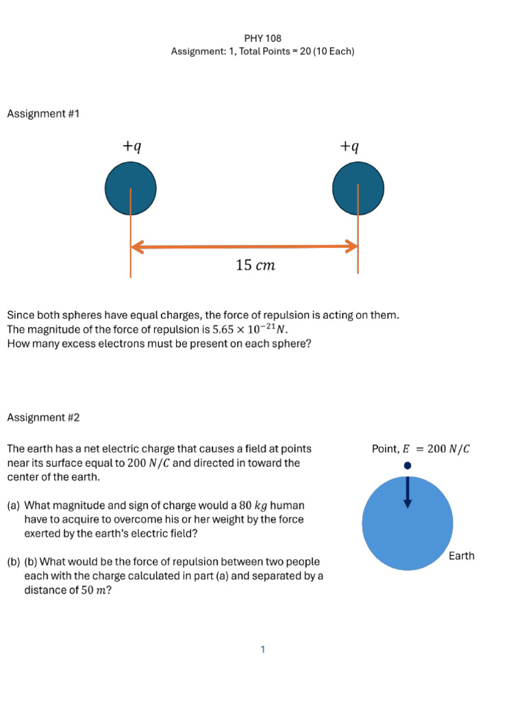 Assignment 1 (1) | PDF