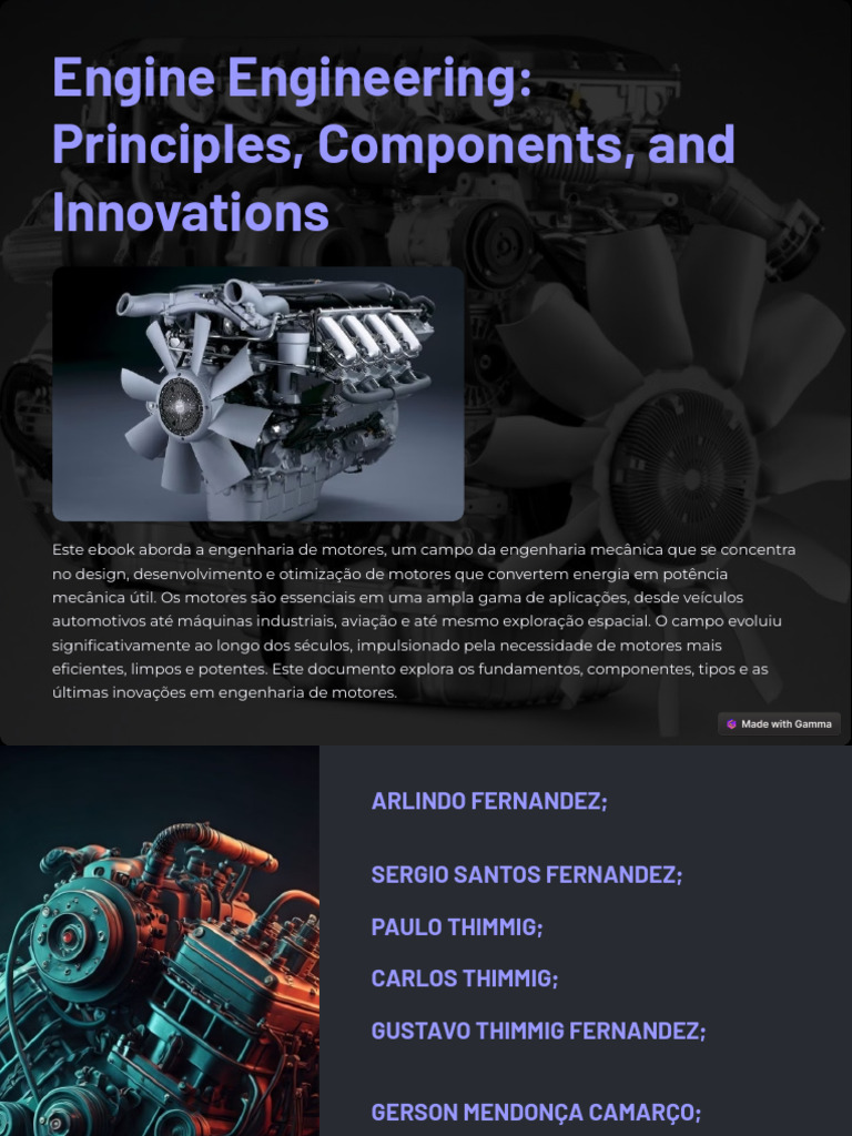Engine Engineering Introduction: Principles, Components, and ...