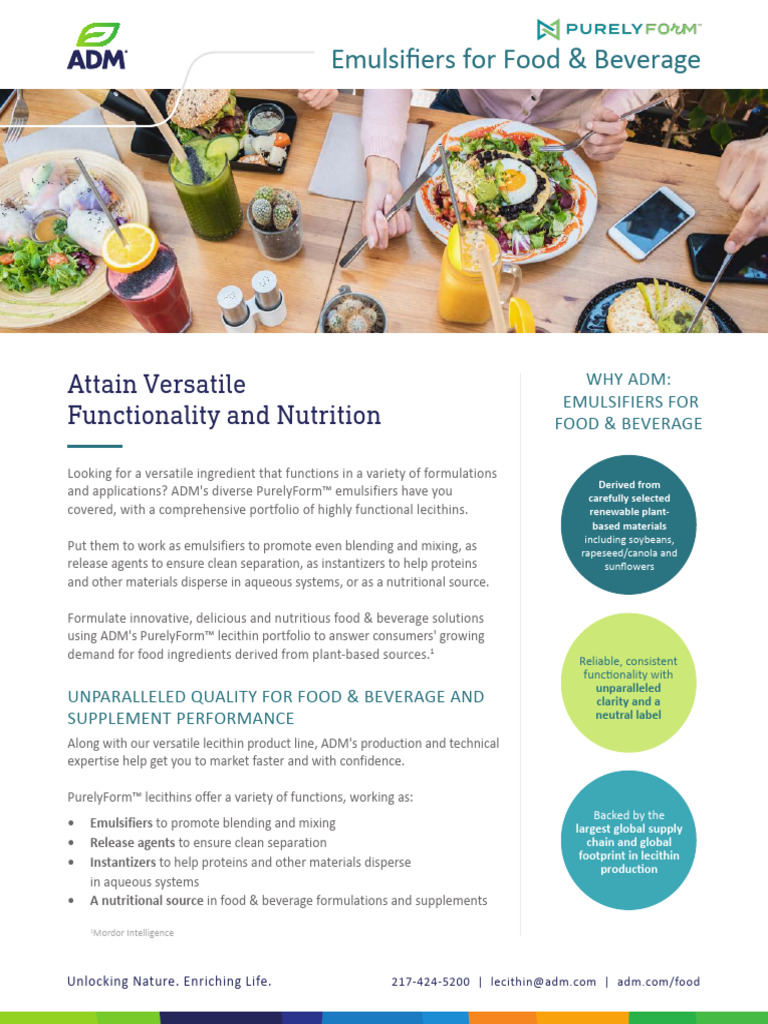 adm_food-grade-emulsifiers-product-sheet_na_eng_21 | PDF