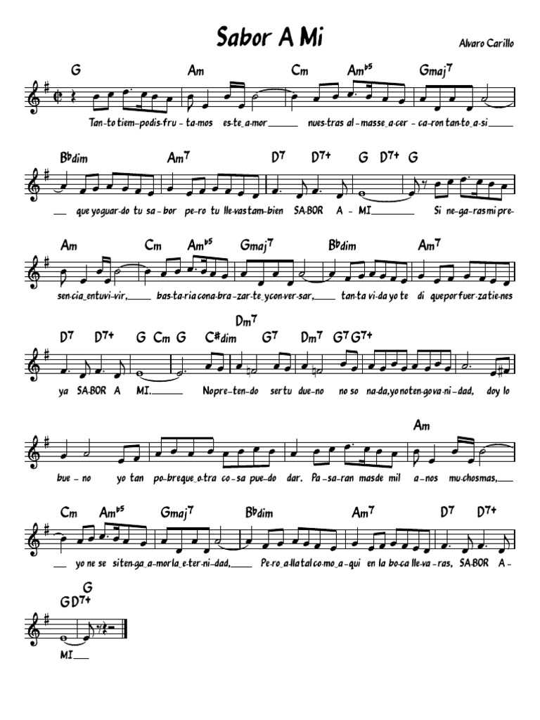 Sabor A Mi | PDF