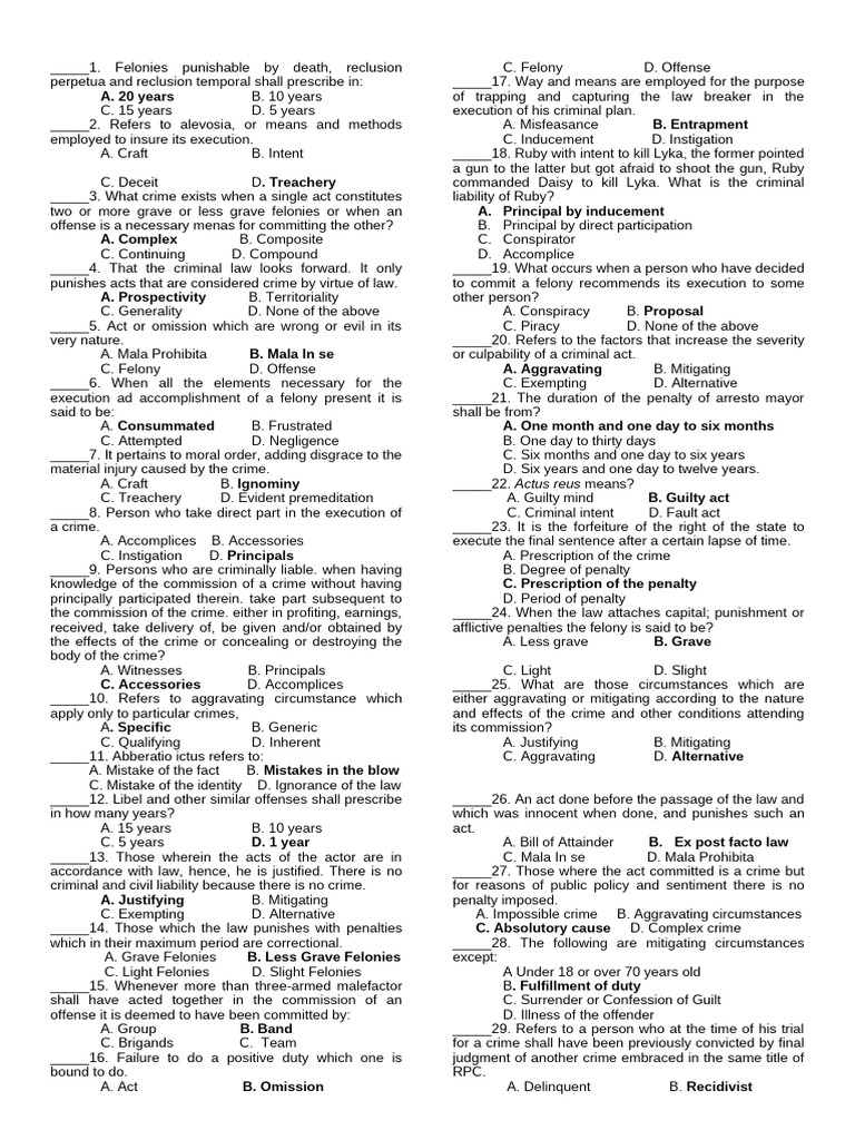 CLJ 3 Final Exam | PDF