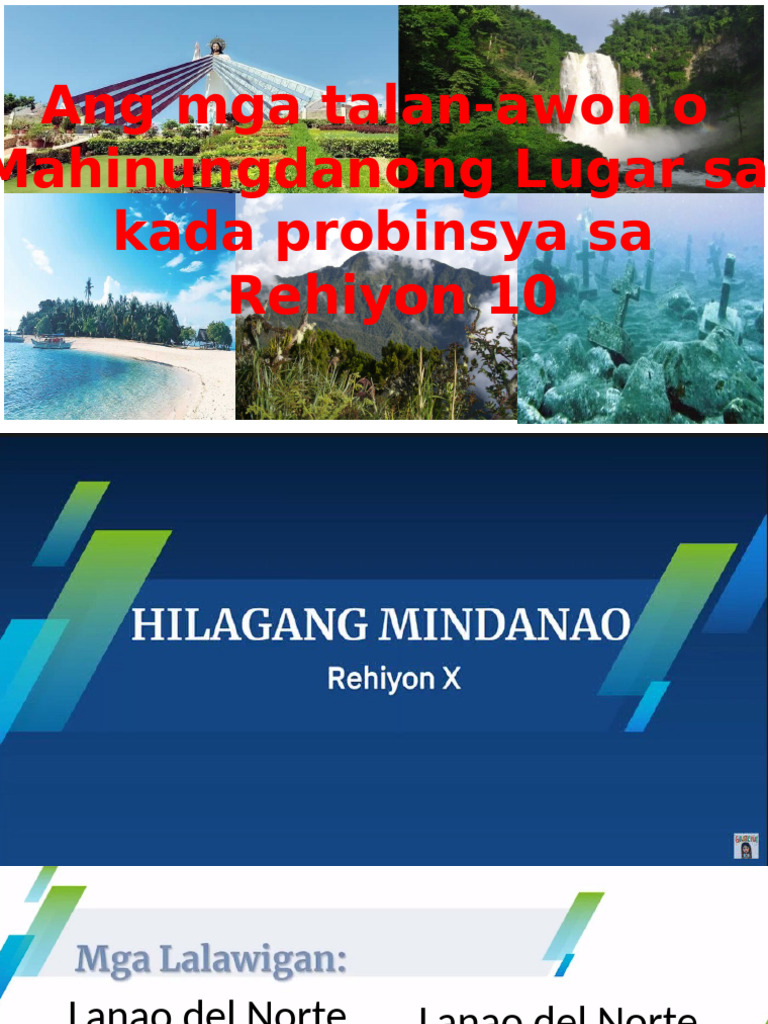 Ap Q1 W3 Mga Talan Awon Sa Kada Lalawigan | PDF