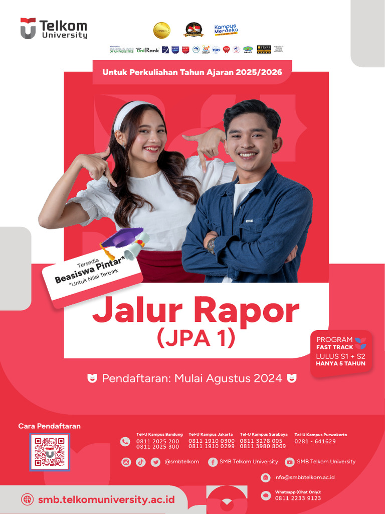 Brosur Jalur JPA Telkom University 2025 - New | PDF