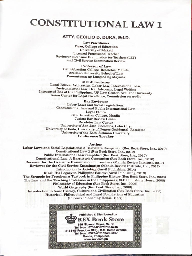 Consti 1 Chapter 1 | PDF