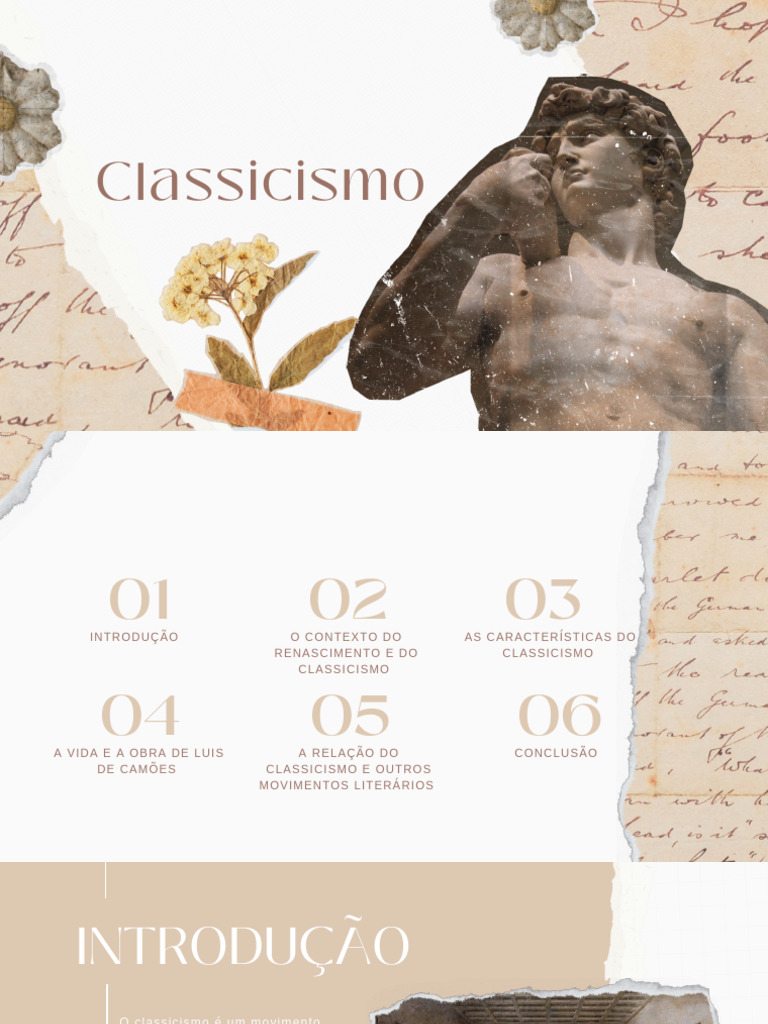 Classicismo - Trabalho de Português - 20240912 - 133323 - 0000 | PDF