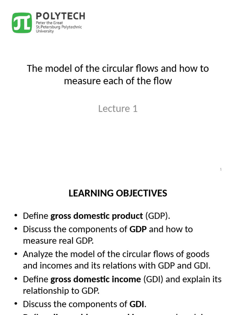 GDP+GDI 37 Slides | PDF