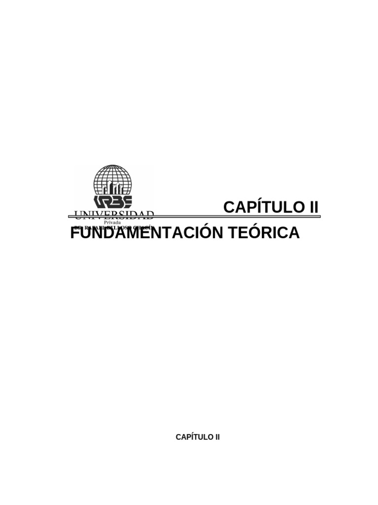 Modelo Cap II | PDF