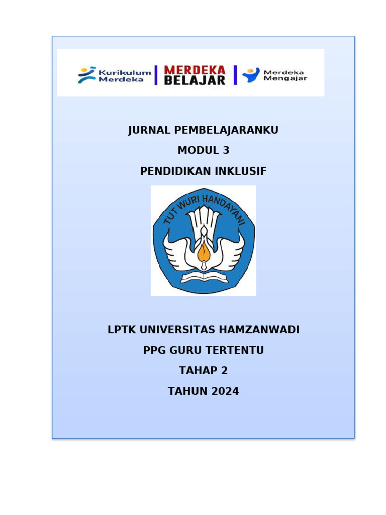 Modul 3 Pendidikan Inklusif | PDF