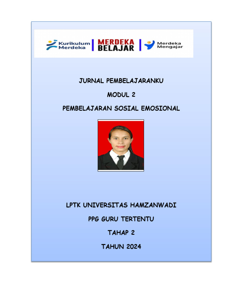 Jurnal 2 Modul Pembelajaran Sosial Emosional | PDF